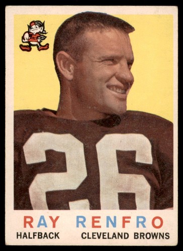 1959 TOPPS RAY RENFRO CLEVELAND BROWNS #37 VG/EX | eBay