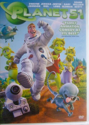 Planet 51 - Family Animation Comedy (DVD, 2009) Dwayne Johnson ...