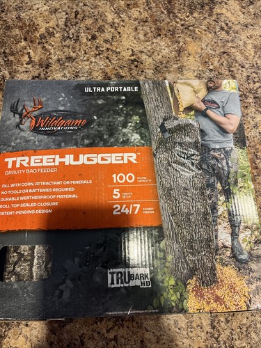 Wildgame Innovations TREEHUGGER Tree Hugger Gravity Deer Feeder, 100 Lb ...