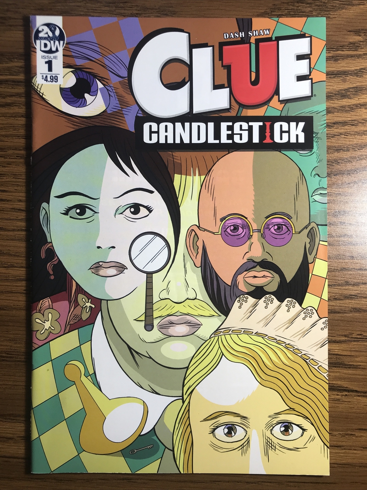 CLUE CANDLESTICK 1 NM/NM+ DASH SHAW COVER & STORY IDW COMICS 2019 | eBay