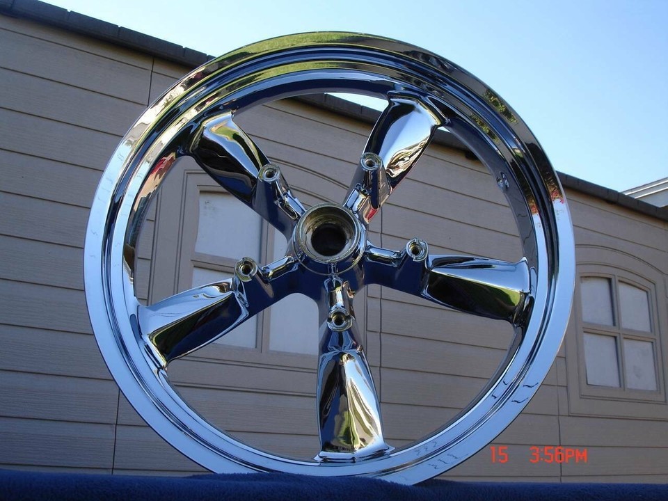 Harley Davidson Chrome Dyna Switchback Wheels FLD 2012-2019 Exchange ...