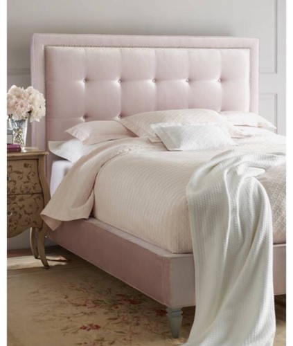 Velvet, Tufted Haute House Callista King Bed Horchow Neiman Marcus | eBay