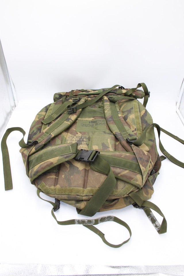 British Military Army DPM Turtle Back Radio Bergen Arms Rucksack PLCE ...