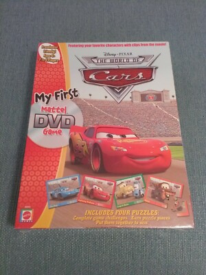 Disney's The World Of Cars DVD Game by Mattel 2-4 Players Factory ...