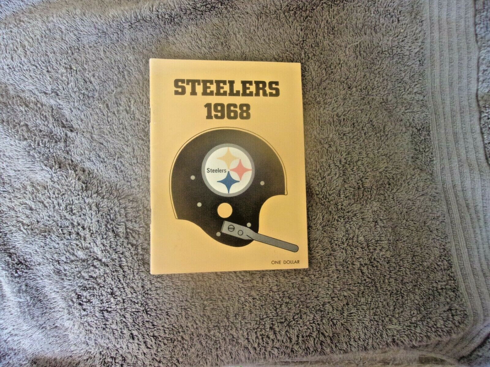 1968 PITTSBURGH STEELERS MEDIA GUIDE Yearbook ROY JEFFERSON Program ...