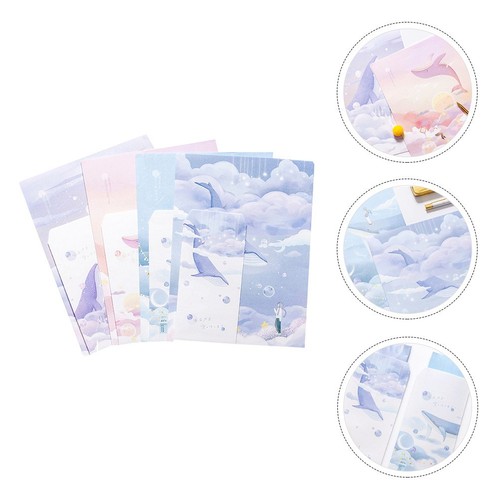 4 Sets Simple Style Writing Paper Delicate Letter Paper Set Writing ...