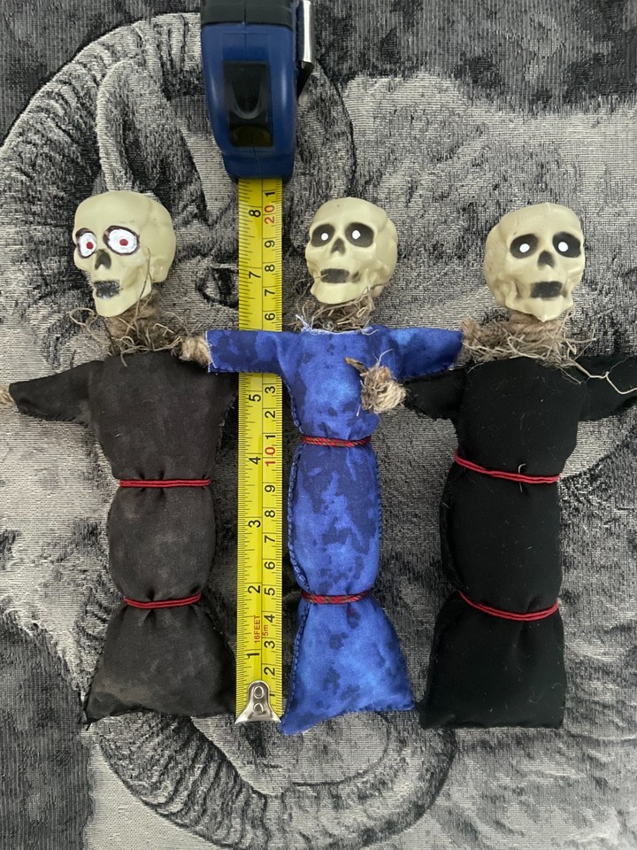 AUTHENTIC HAUNTED VOODOO BLACK DOLL DEMON -W/ PINS- 6-8 " | eBay