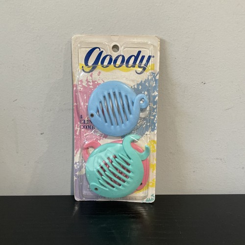 [ 1 Pack of 4 Combs ] Vintage 1989 Goody Clincher Combs Item #1182/5 ...
