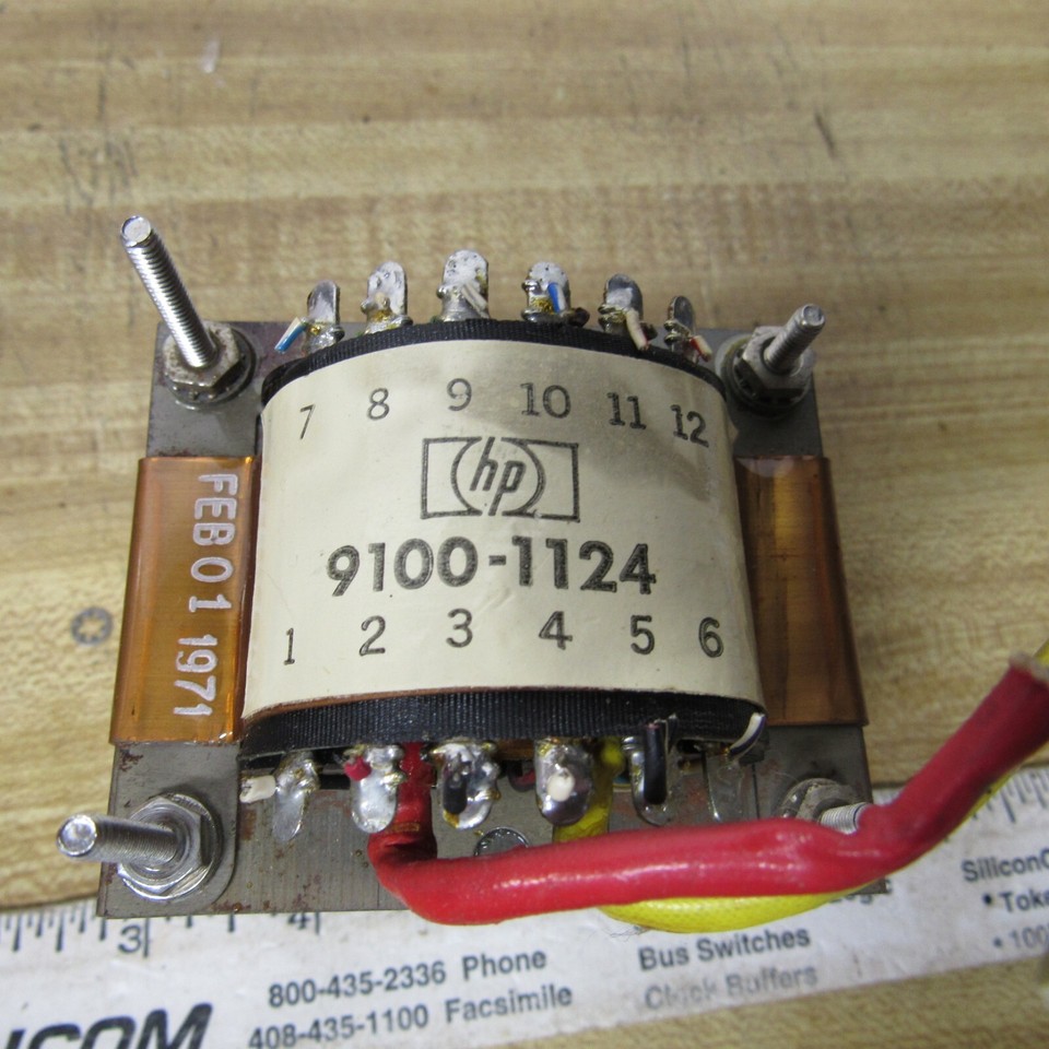 TRANSFORMER POWER 99V, 62V, 62V (124VCT) 6.3V 12.6V HP 9100-1124 | eBay