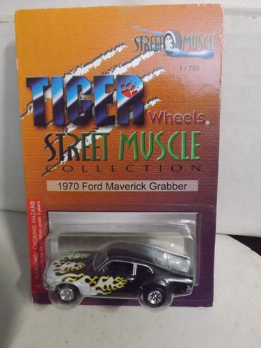 2003 Tiger Wheels Street Muscle 1970 Ford Maverick Grabber Black with ...