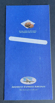 Midwest Express Airlines Ticket Jacket (2002) | eBay
