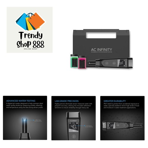 pH Meter Kit, High Precision Digital pH Pen with ±0.1 pH Accuracy ...