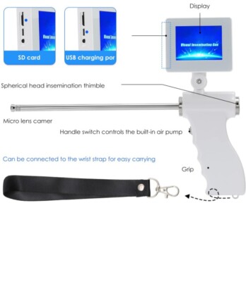 Artificial Insemination AI Gun Breeding Device Dog Visual Endoscope TCI ...