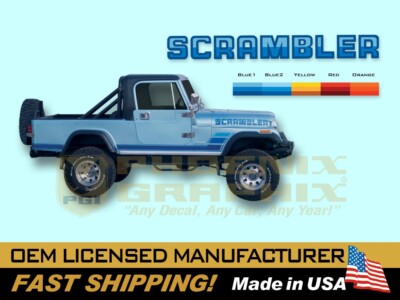 1983 1984 Jeep Scrambler CJ8 Decals Stripes Graphics 4X4 Kit | eBay