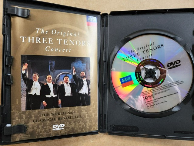 Original Three Tenors Concert, The (DVD, 1990) for sale online | eBay