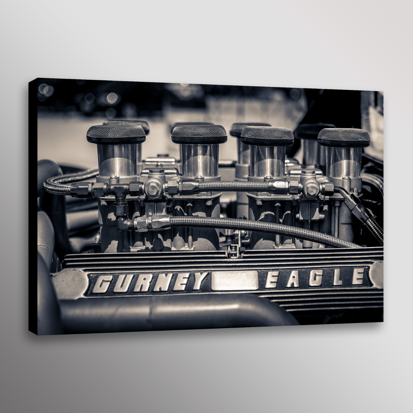 Ford GT40 Gurney Eagle Engine Webber Car Automotive Photo Wall Art Canvas Print | eBay