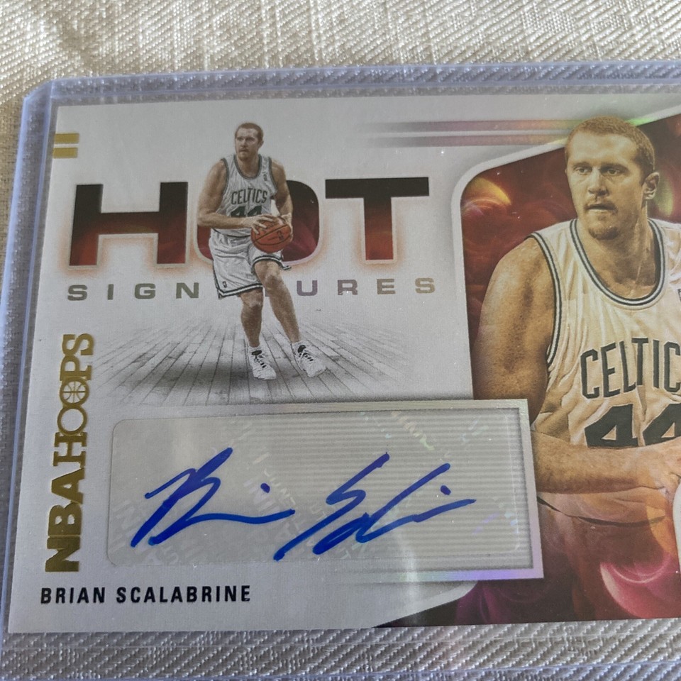 2020-21 NBA Hoops Brian Scalabrine Hot Signatures Auto Autograph #HS ...