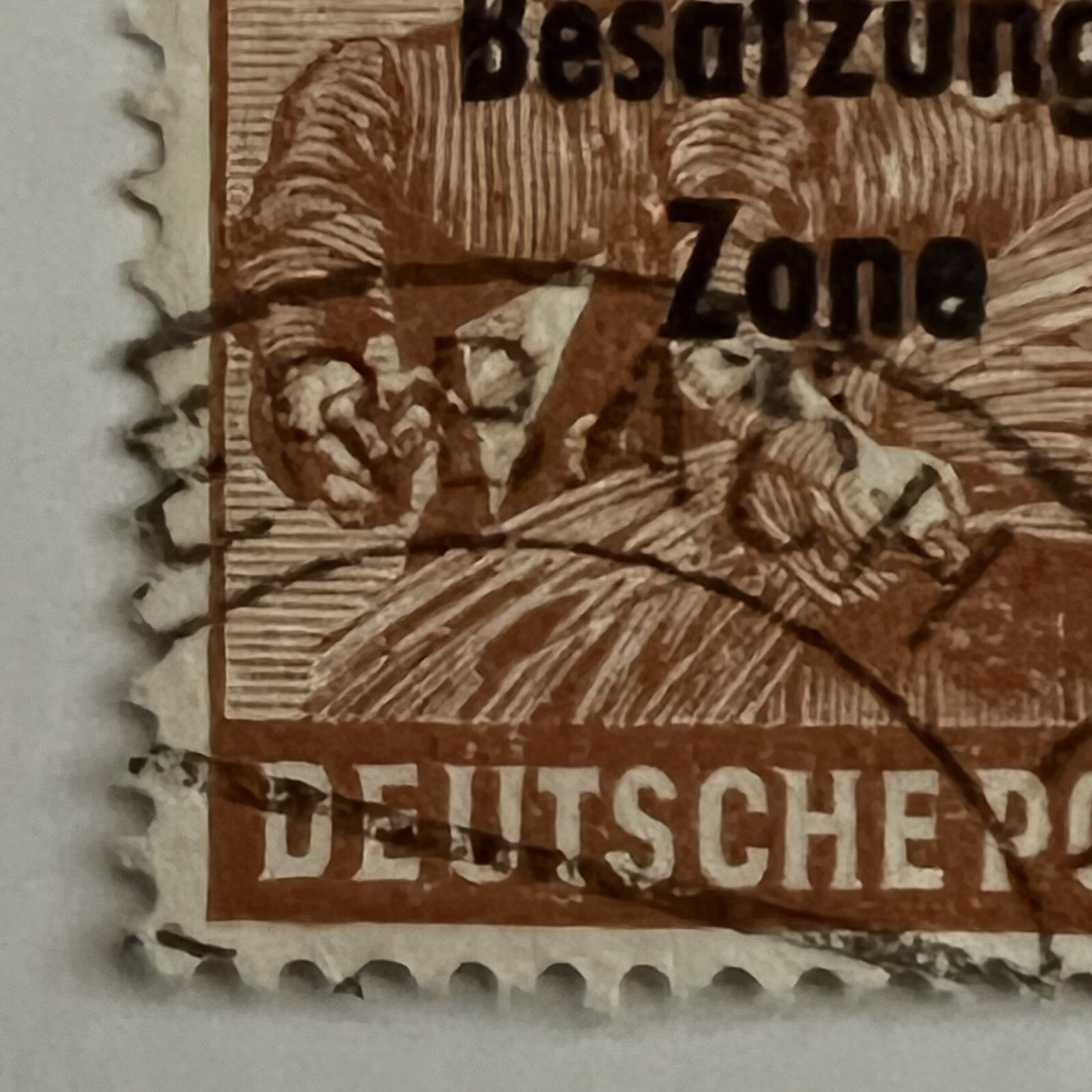 1948 GERMANY 24pf STAMP #10N9 WITH ERBACH SON SOTN CANCEL SOVIET ...