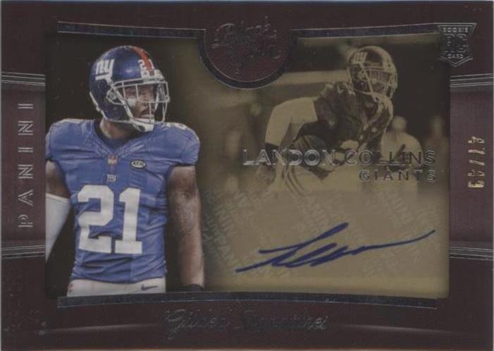 2015 Panini Black Gold - Gilded Signatures Landon Collins #GIL-LC White ...