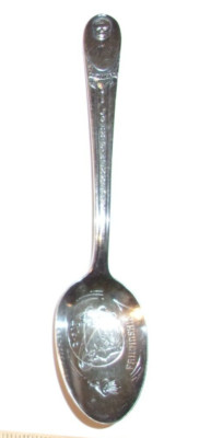 Presidential Silver Plated 6" Spoon John F. Kennedy Friendship NASA WM ...