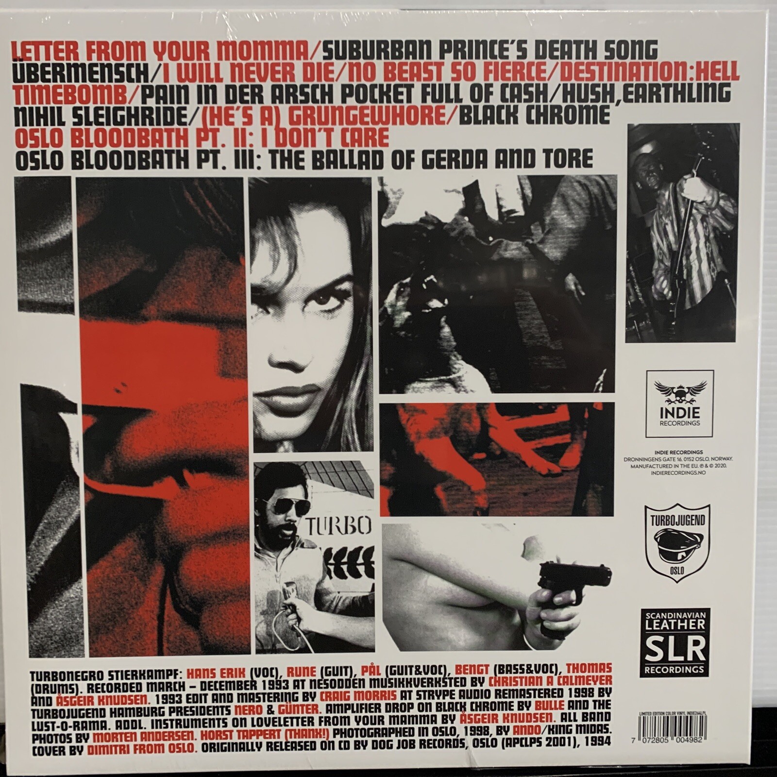 Turbonegro – Never Is Forever LP 2020 Indie Recordings INDIE264LP [RED ...