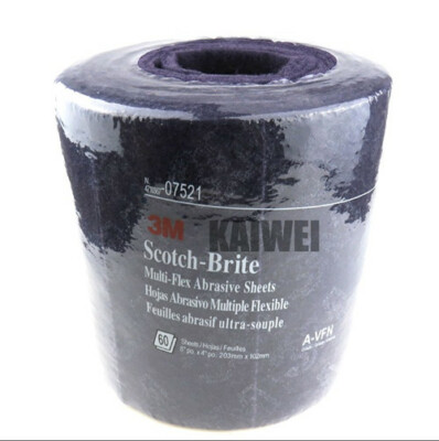 1 Roll=60 sheets for 3M 07521 Scotch-Brite Multi-Flex Abrasive Sheet 4 ...