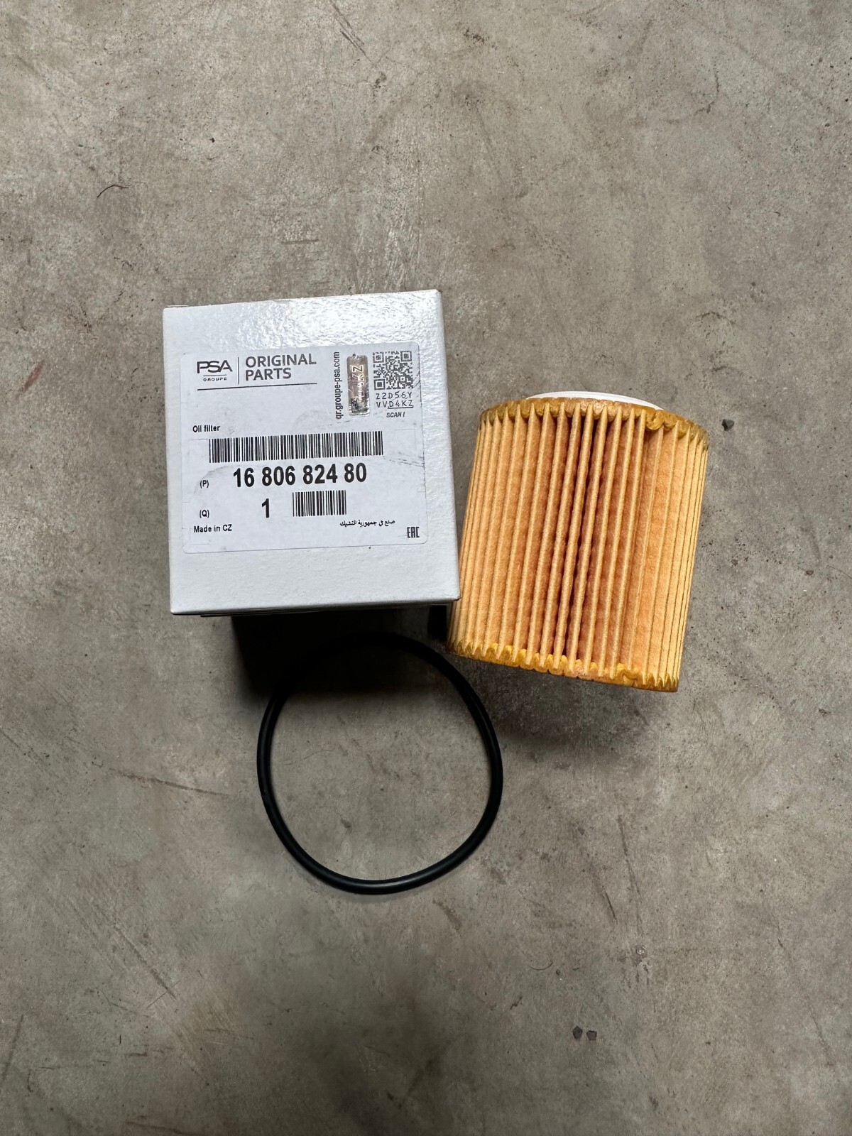 GENUINE VAUXHALL PEUGEOT CITROEN BRAND NEW OIL FILTER 1680682480 ...