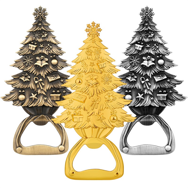Vintage Style Christmas Tree Shape Bottle Opener Bar Tool for Home ...
