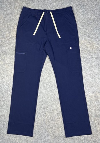 Figs Cairo Cargo Scrub Pants Men’s L Navy Blue Technical Collection ...