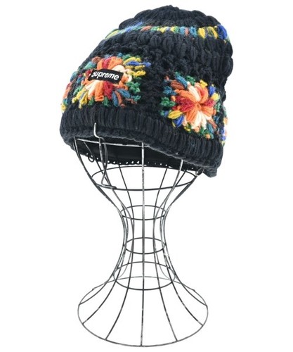 Supreme Knit Caps/Beanies BlackxRedxOrangeetc.(Flower Pattern ...