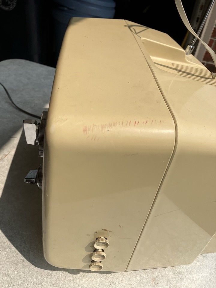 Vintage Black And White Portable Sears Television 1976 | eBay