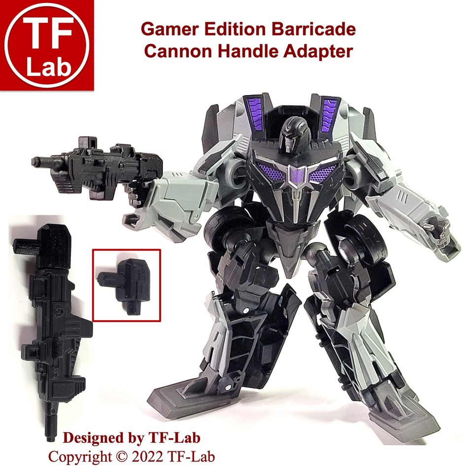 Cannon Adapter Filler Upgrade Kit: Transformers Studio Series 01 Gamer ...