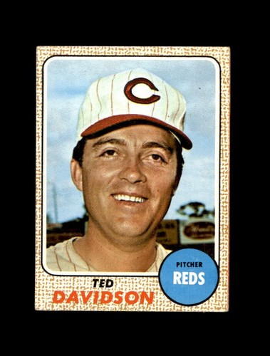 1968 Topps Baseball #48 Ted Davidson (Reds) EXMT | eBay