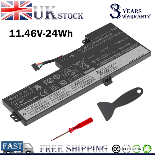 Internal Battery for Lenovo T470 T480 01AV419,01AV420,01AV421,01AV489 ...