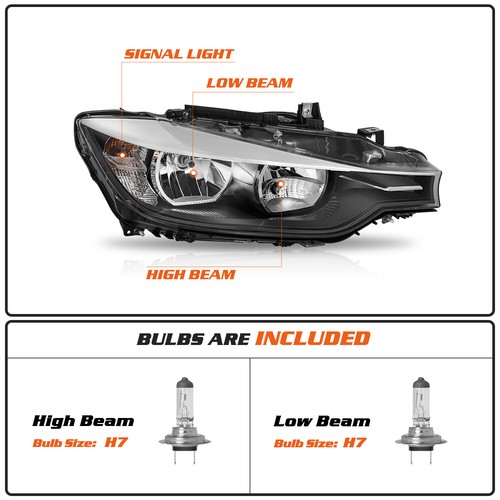 Halogen Headlights Assembly For BMW 2012-2015 F30 320i 328i 335i | eBay