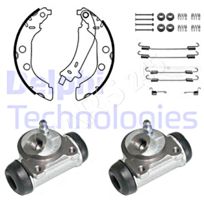 DELPHI Brake Shoe Set For PEUGEOT 406 Break 95-04 4241.8A | eBay
