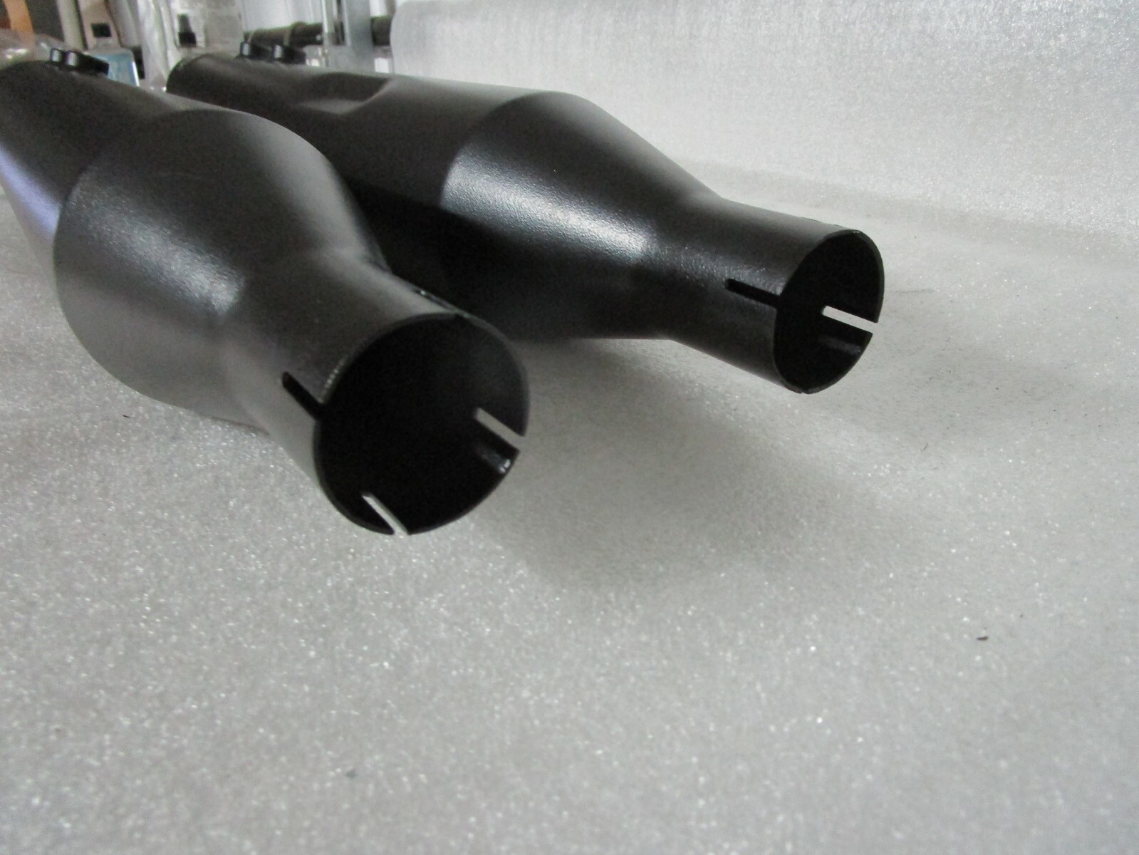 95-16 Harley Davidson Touring Hash Pipes 4" Slash Down Slip-on Mufflers ...