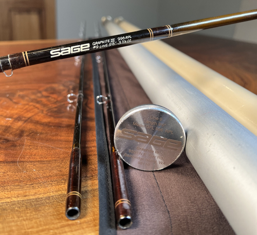 Sage RPL Grpahite III - 2-Piece 9'6" 9WT Fly Rod WITH Extra Tip Section ...