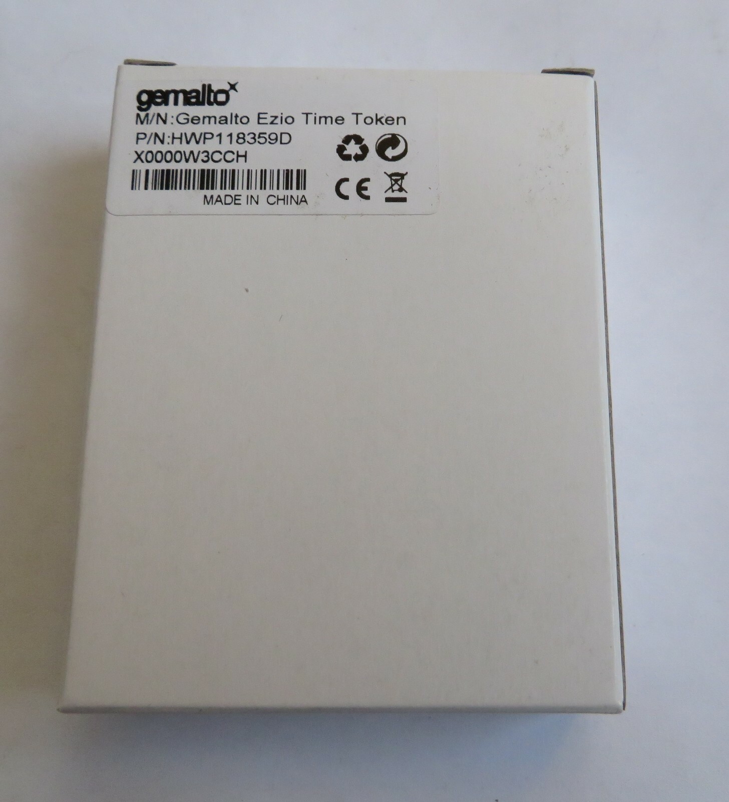 Ezio Gemalto 6 Digit Time Token for use w/ Amazon Web Services AWS ...