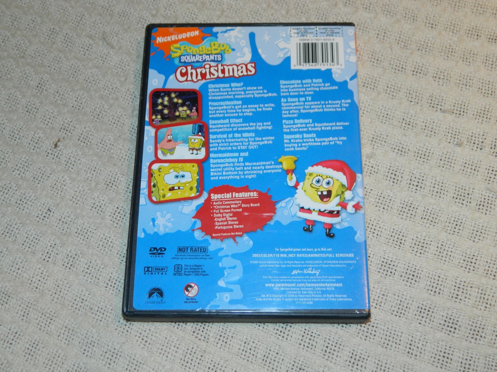 Spongebob Squarepants Christmas (DVD, 2003) 97368791343 | eBay