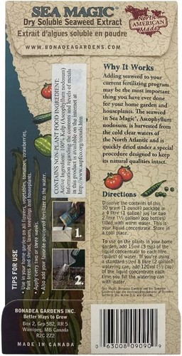 Sea Magic Dry Soluble Seaweed Extract Fertilizer - 30 Gram Bag - Makes ...