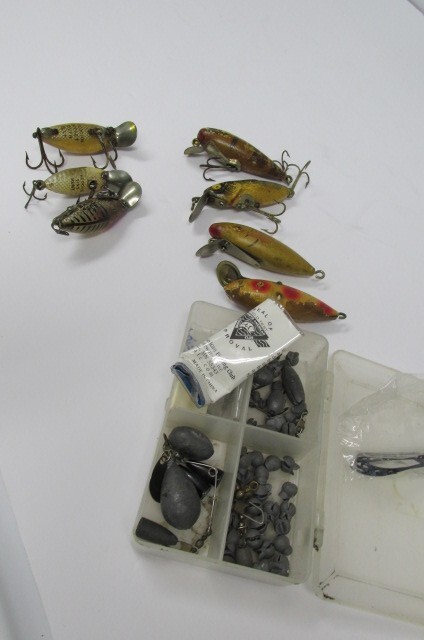 VINTAGE HEDDON Midget River Runts & Tiny Runt- 4 Wood Lures Unmarked ...