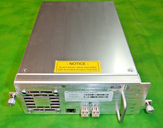 HP Ultrium Lto5 Tape Drive Uds3 Dual FC DRV ASM 8-00603-01 -ib0599 for ...