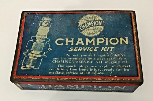 Champion Automobile Spark Plug Service Kit Tin Empty | eBay