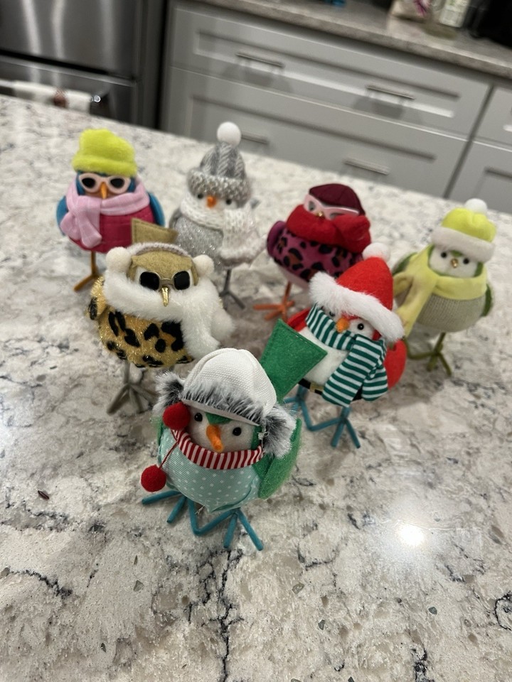 Target Wondershop Lot of 21 Christmas Birds Miniature Size 4 Inches ...
