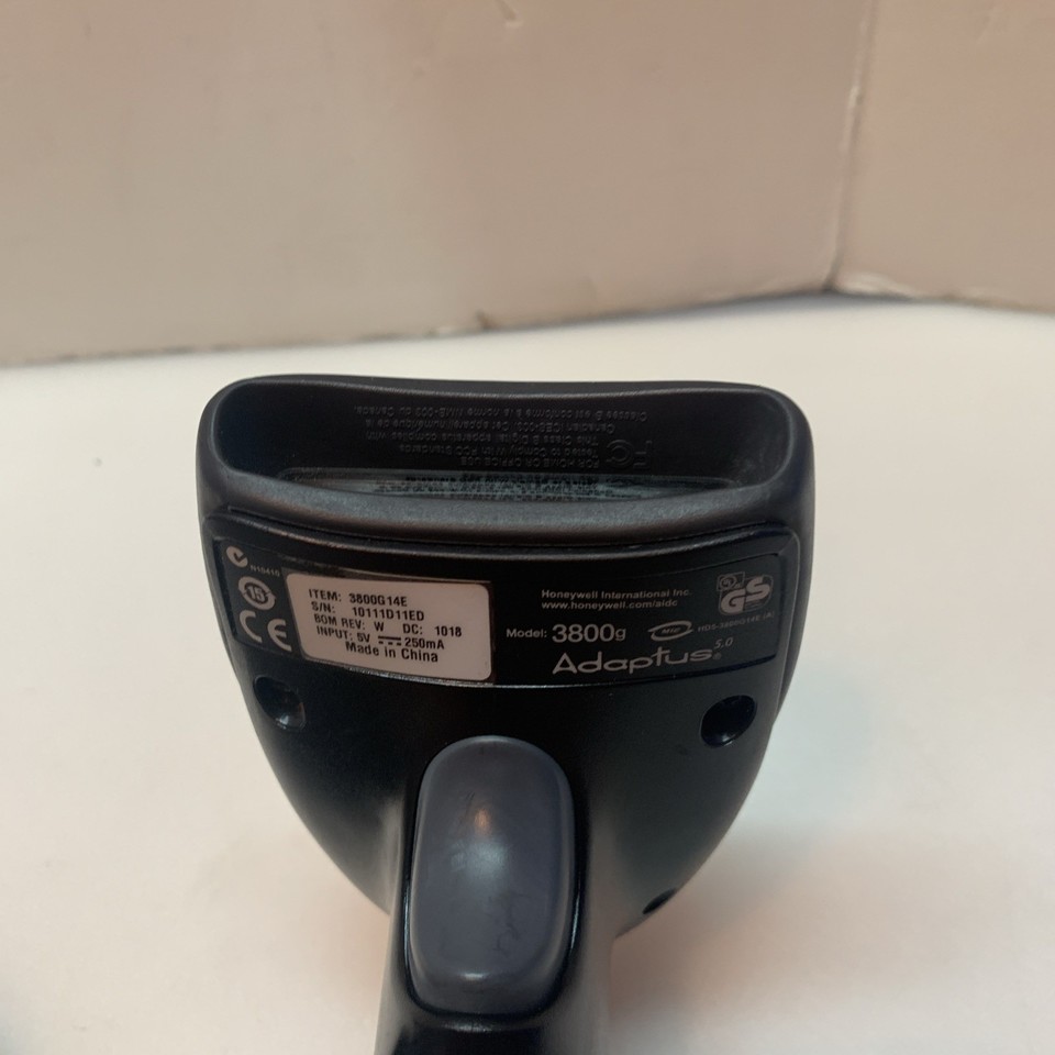 Hand Held Products Honeywell 3800G14E Handheld USB Barcode Scanner ...