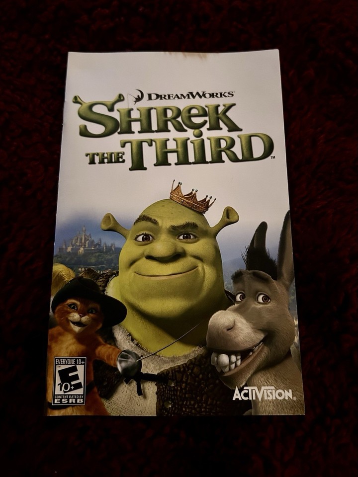 Activision Shrek the Third PlayStation 2 2007 Manual Included | eBay