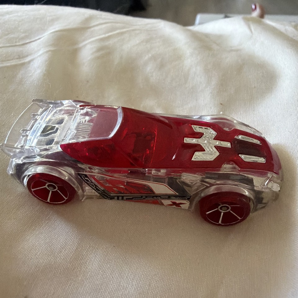 Hot Wheels Clear & Transparent Red Nerve Hammer Loose Diecast 1:64 | eBay