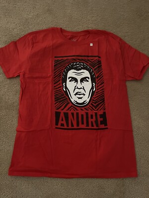 WWE Andre the Giant red Men’s XL shirt Zubaz new | eBay