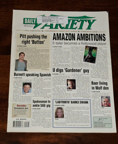Daily Variety 2006 July 27 Labyrinth Arrested Development Brad Pitt ...
